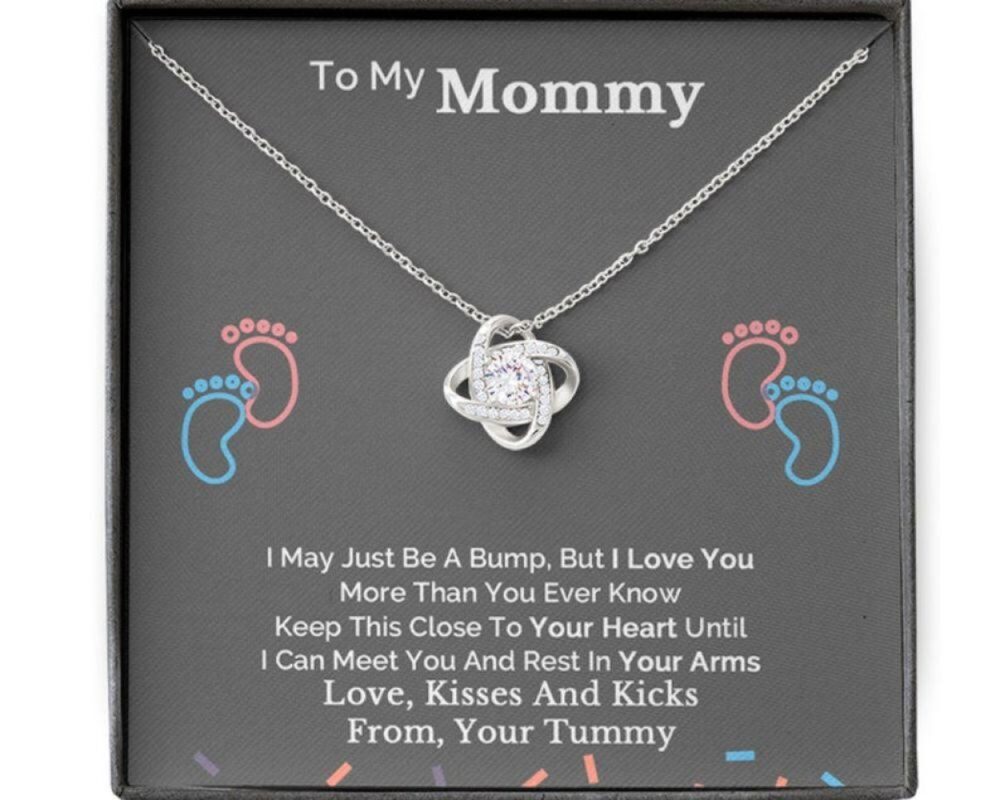 Mom Necklace, First Time Mom Gift Necklace, Push Gift For New Mom, Mom ...