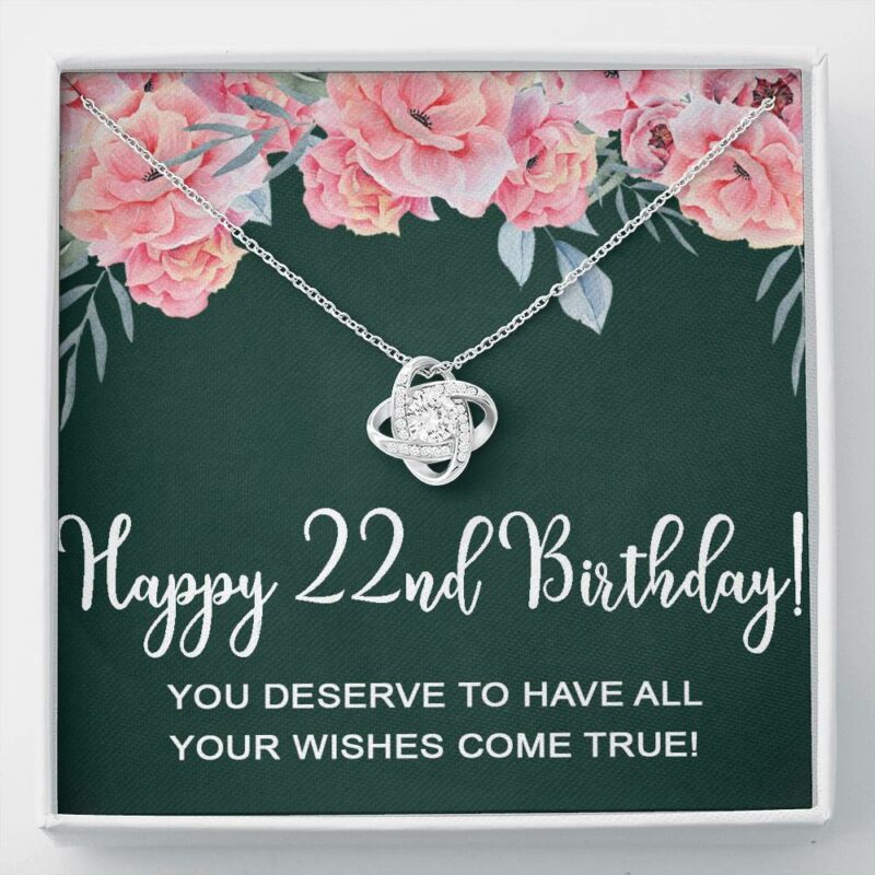 Happy 22nd Birthday Gifts For Women Girls, 22 Years Old Necklace For ...