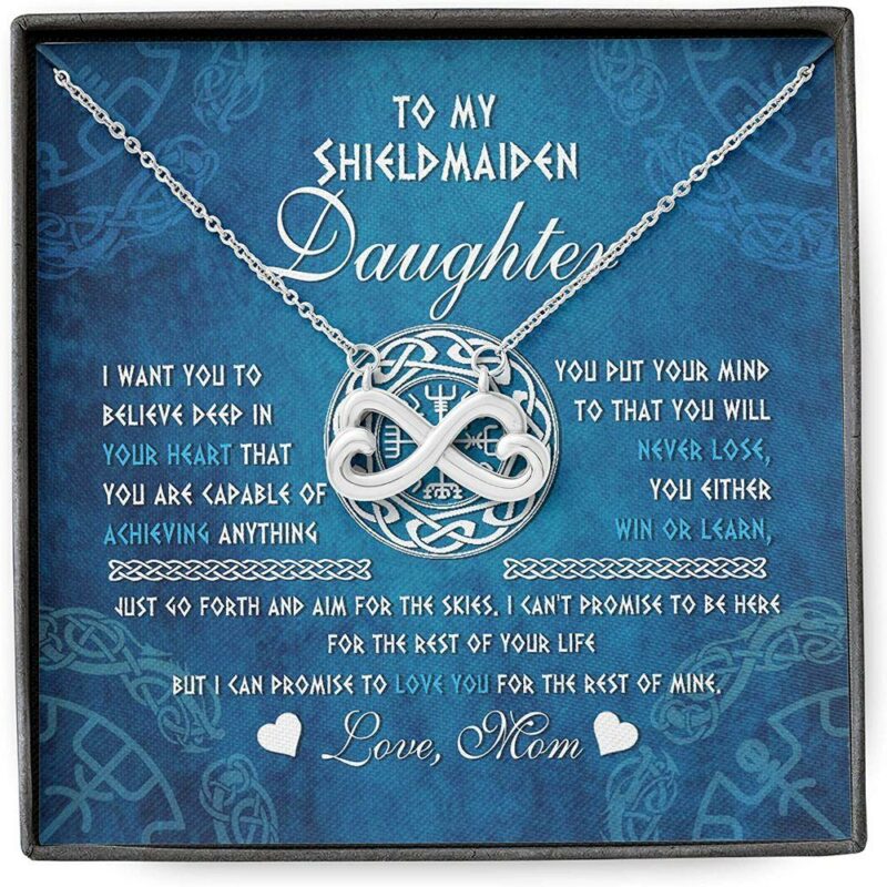 Daughter Necklace, Mother Daughter Necklace, Shield Maiden Viking ...