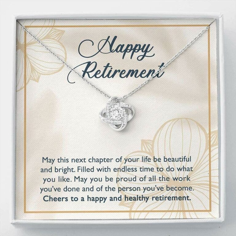 Retirement Necklace For Work Colleague Gift, Leaving Job, Teacher ...